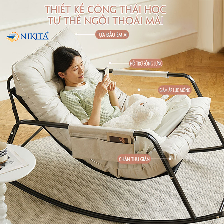 Ghế bập bênh đôi thư giãn ( NKT - R205K)